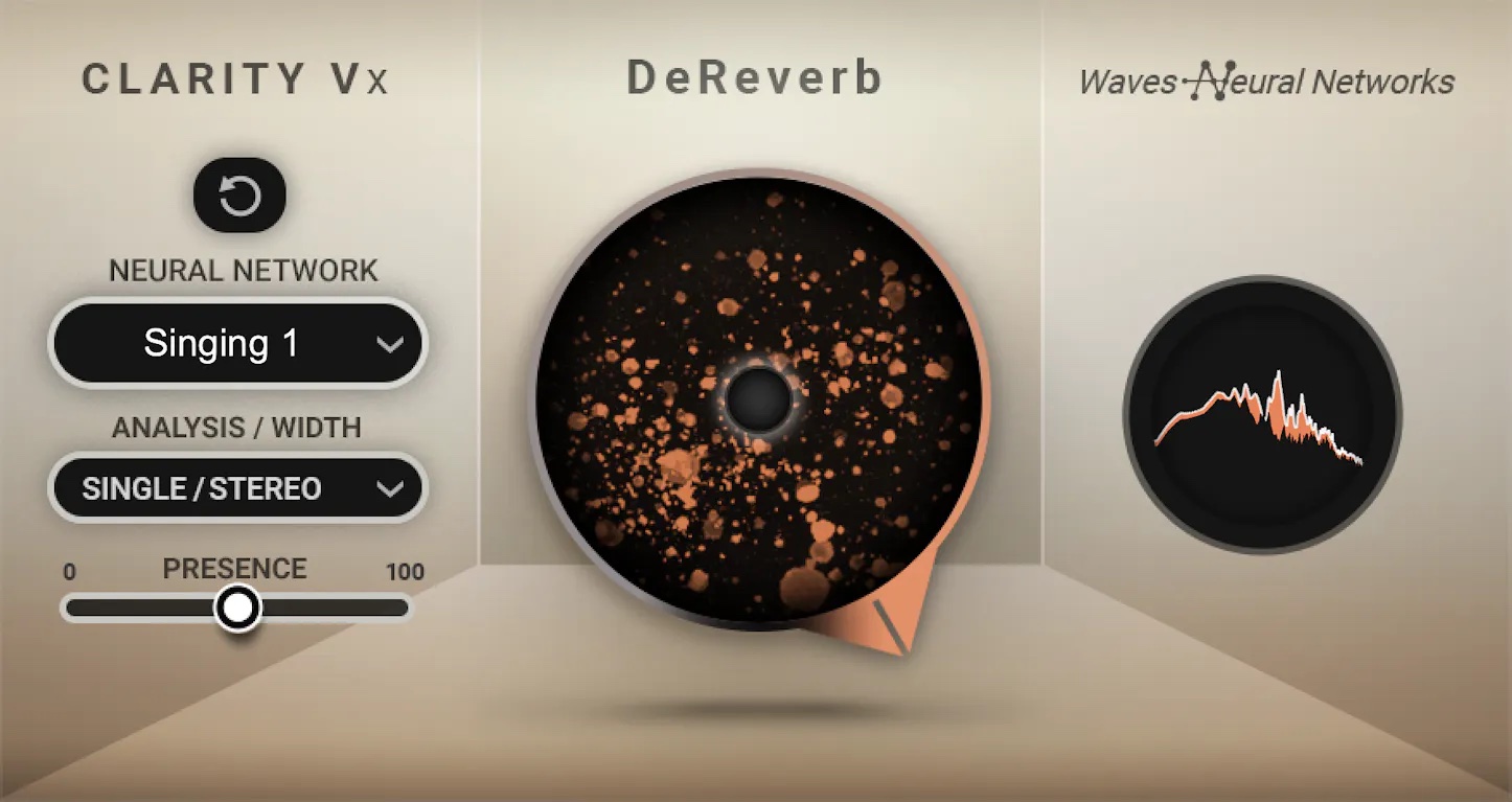 Waves Clarity Vx DeReverb, dos plugins basados en IA para eliminar reverb indeseada de voces ...